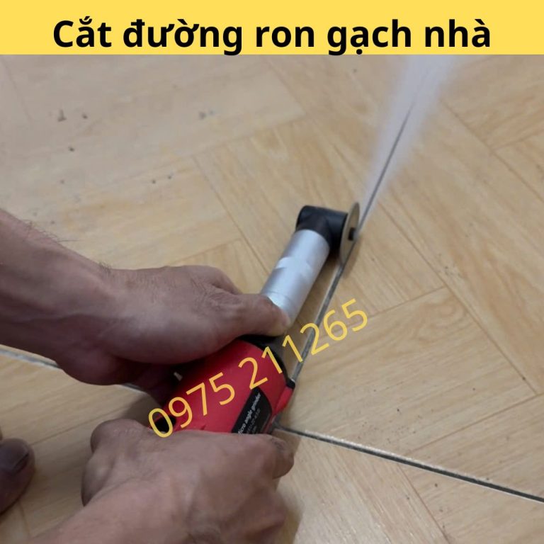Máy cắt ron gạch mini cầm tay 500W, lưỡi cắt đường ron mỏng 1li - TOÀN PHÁT